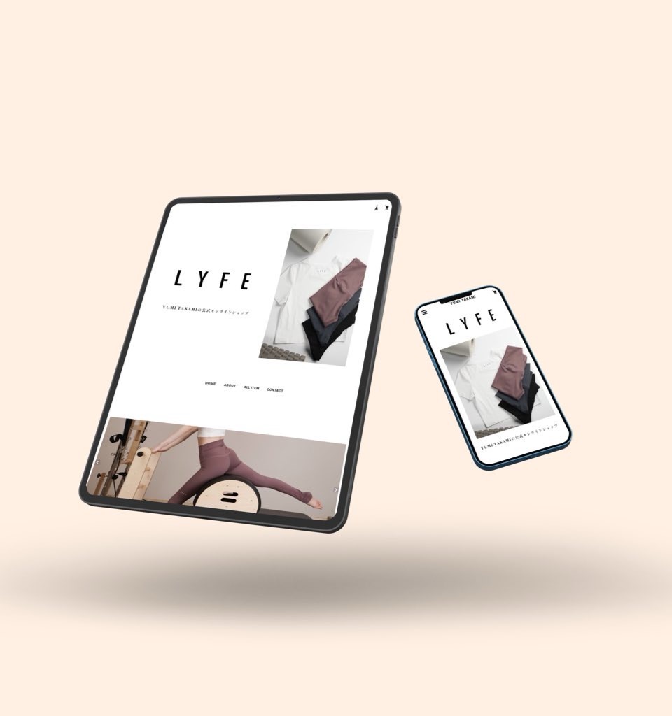 LYFEオリジナルウエア発売 | LYFE (ライフ) 石川県金沢市 マシンピラティス(リフォーマー) プライベートスタジオ